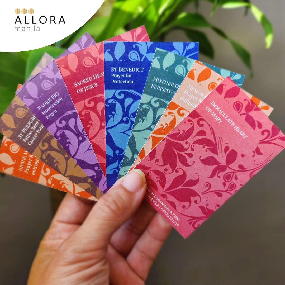 Prayer Cards (stampita) – Allora Manila